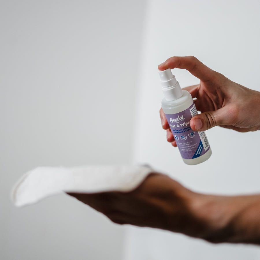 Cheeky Wet & Wipe Spray – Baby Blossom Australia